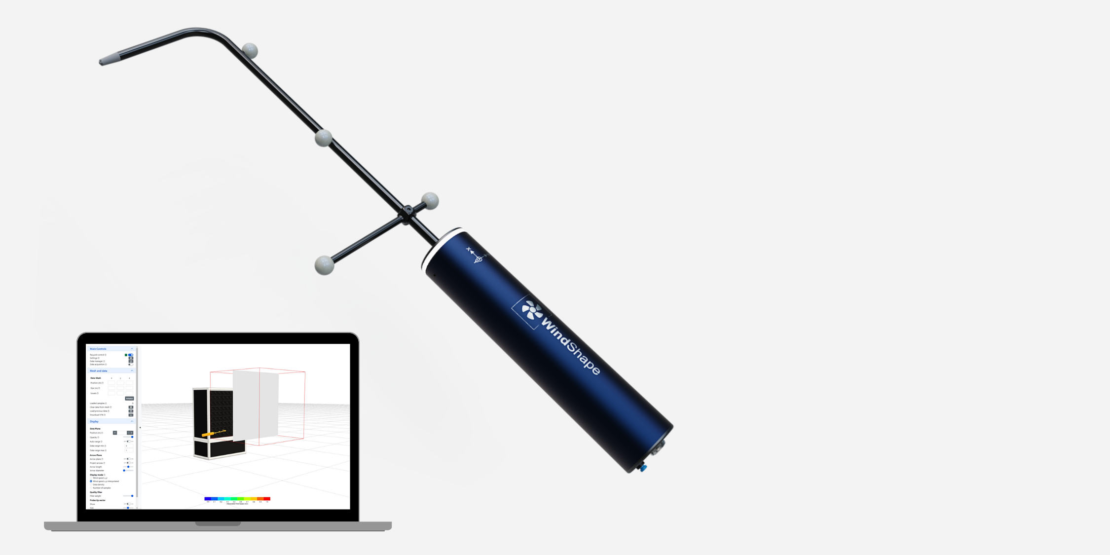 WindProbe 3D - Wind Flow Measurement System - Tyto Robotics