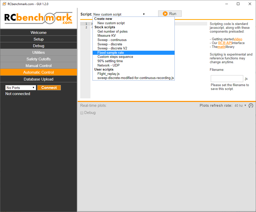 RCbenchmark Software | UAV Data Acquisition - Tyto Robotics