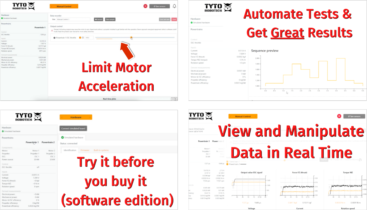 Flight Stand Software for Drone Testing - Tyto Robotics